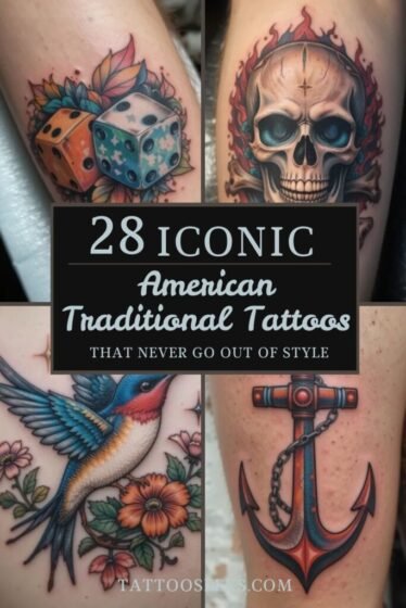 28 Iconic American Traditional Tattoo Ideas with Bold Meanings