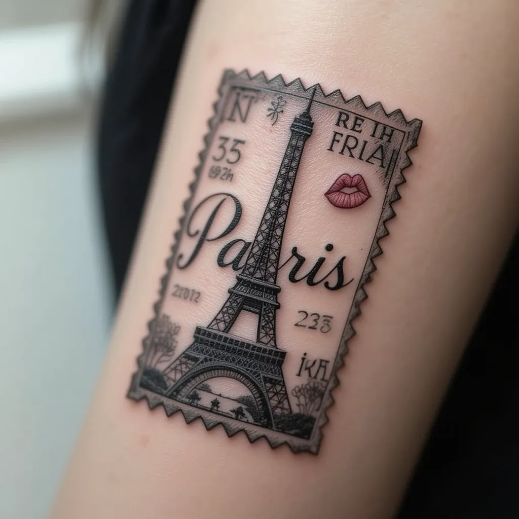18 Vintage Stamp Tattoo Ideas That’ll Never Go Out of Style