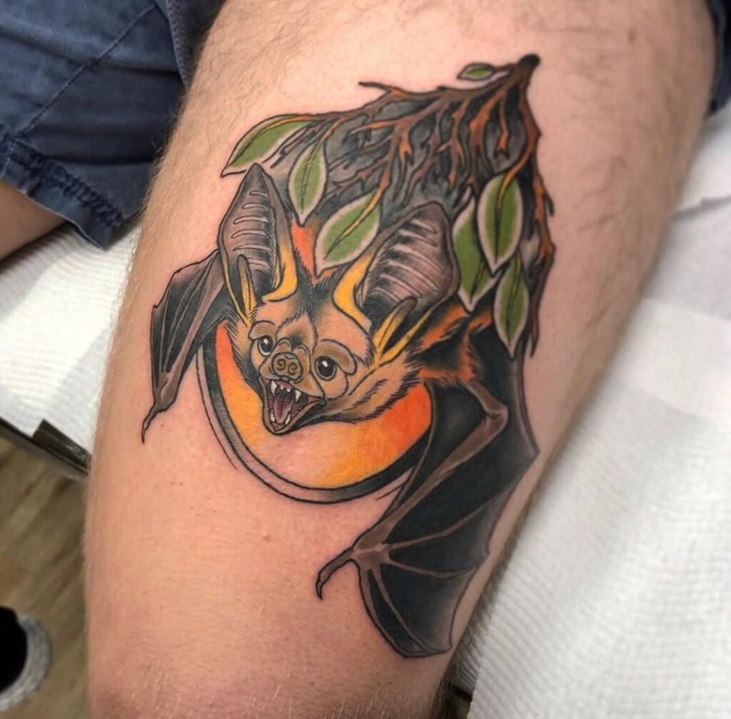 Dark Flight Ink: 18 Bold Trad Bat Tattoo Ideas You’ll Want to Wear