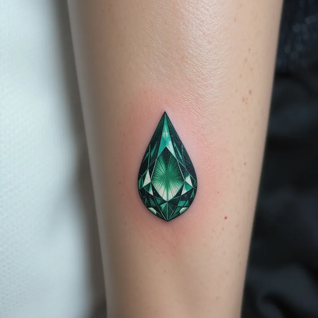 28 Irresistible Emerald Tattoo Ideas That Spark Envy and Elegance
